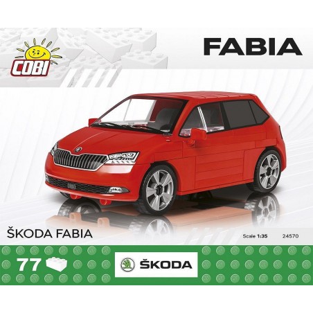 KIT CONSTRUCCION AUTO SKODA FABIA 77 PIEZAS
